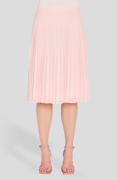 TAHARI ASL Pleated Chiffon Skirt